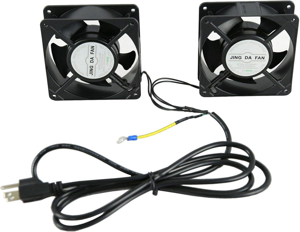 Server Cooling Cabinet Fan 110V Rack Mount 2 Pieces 744759513878| eBay