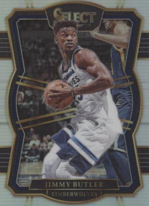 2017-18 Panini Select - Premier Level Jimmy Butler #154 Silver Prizm ...