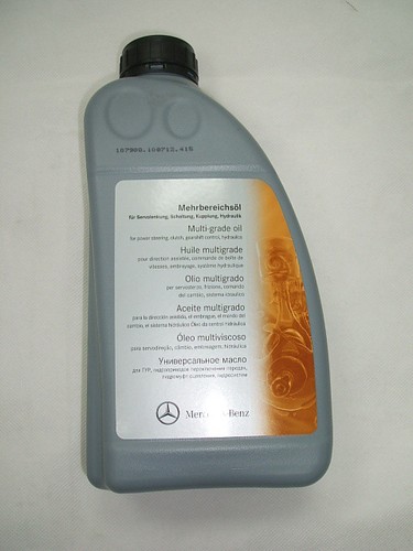 Genuine Mercedes-Benz ML Power Steering Fluid - 1 Litre Bottle ...
