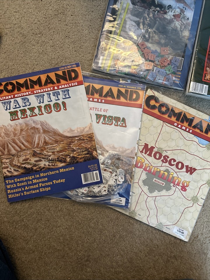 Command Magazine Lot With Games Vintage M2 | eBay