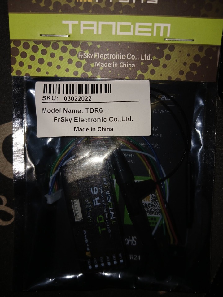 FrSky TD R6 Receiver low latency signal long range 2.4G&900M dual-band ...