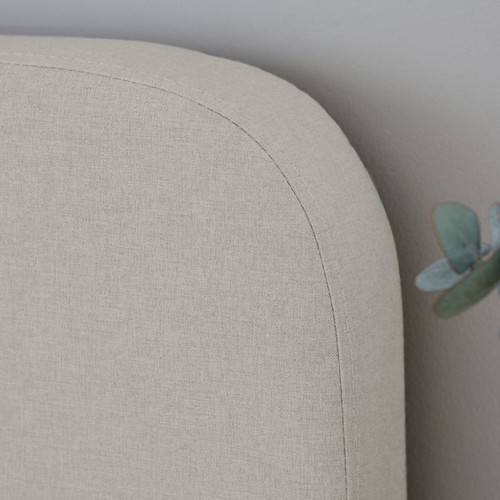 Dusk Ascot Natural Linen Look Fabric Double Bed Frame RRP £189 | eBay UK