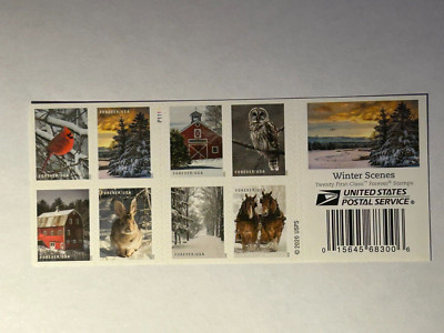 U. S. Forever Booklet SC 5540a Winter Scenes MNH PL P1111 2020 | eBay