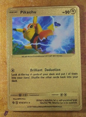 Real Pikachu Card