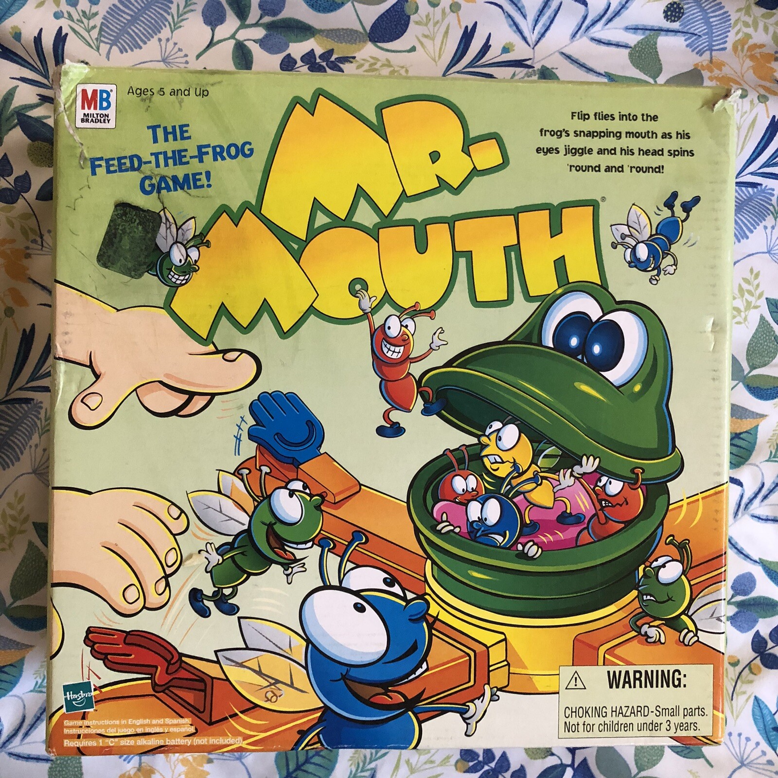 Vintage 1987 Mr. Mouth Feed the Frog Game Milton Bradley WORKS - 1 Fly ...