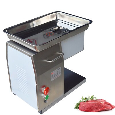 QX Commercial Meat Cutting Machine w/5mm Blade Meat Cutter Slicer 250KG ...