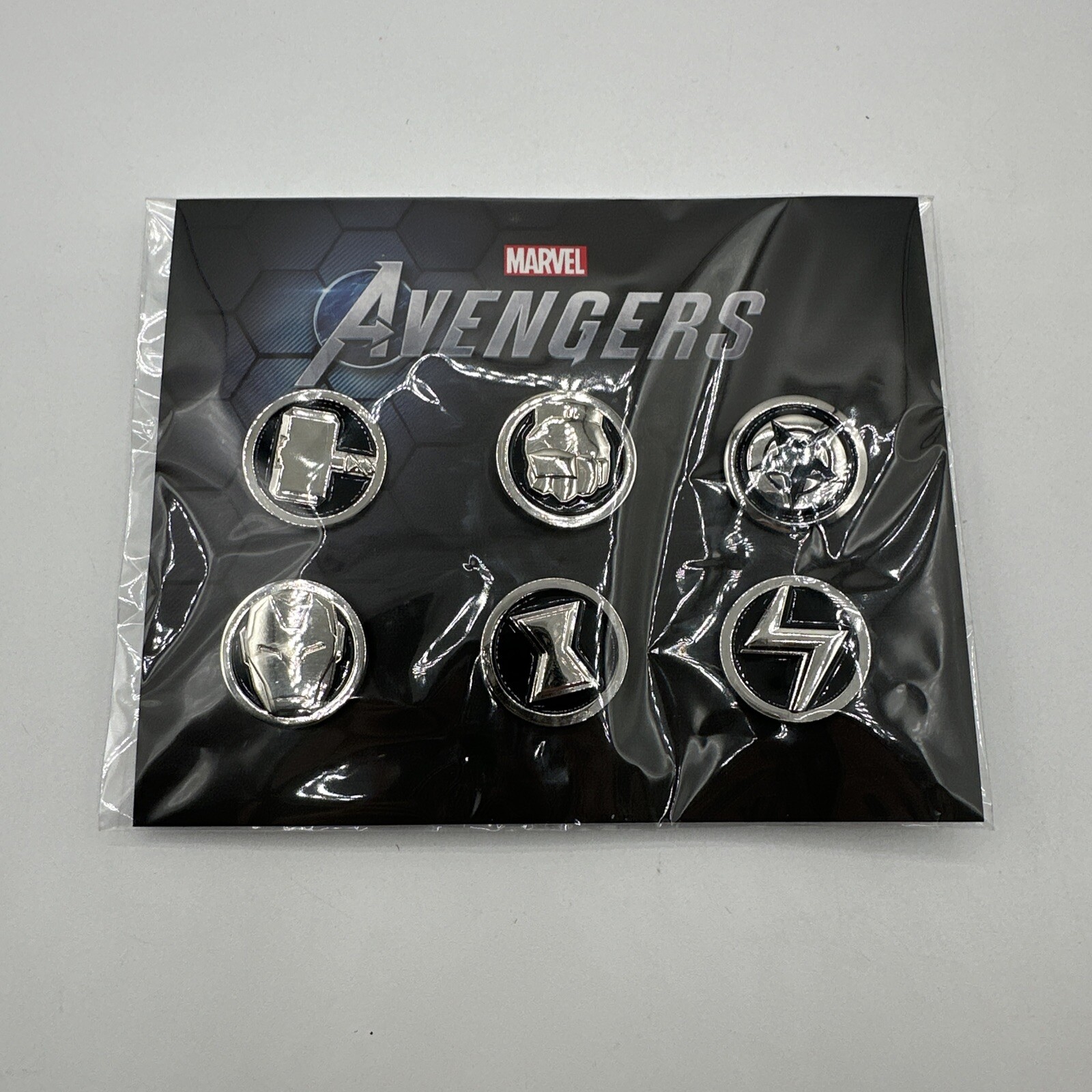 Marvel Avengers Thor Captain America Iron Man Pins 2020 Video Game 6 ...