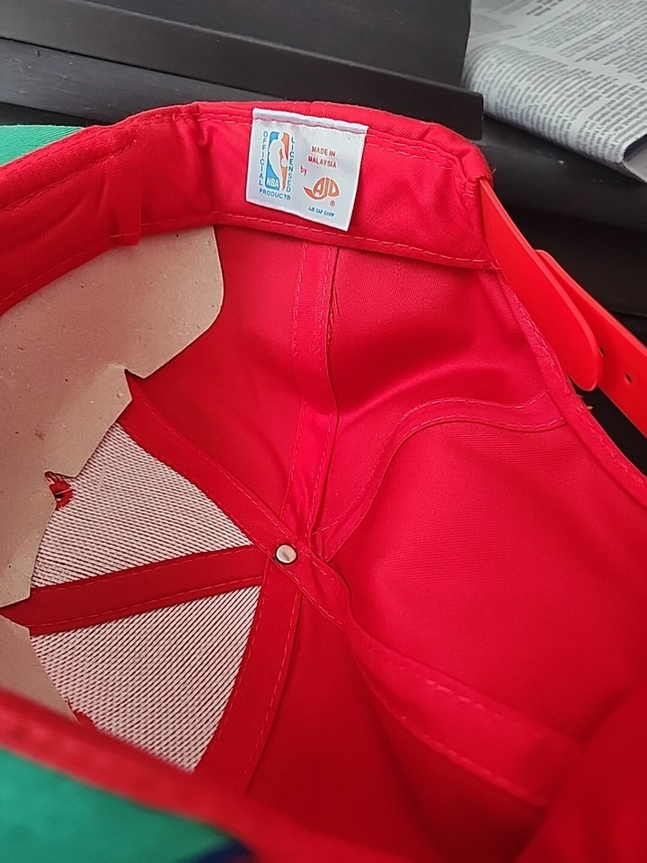 Vintage Washington Bullets Snapback Hat - NEW OLD Stock red blue Two ...