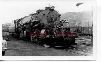 2E425 RP 1957 NORFOLK & WESTERN RAILROAD 2882 LOCO #2019 BLUEFIELD WV ...