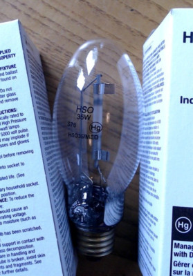 SLI Brand LU35/High Pressure Sodium/E17 Medium Base-CLEAR-S78 #20101 ...