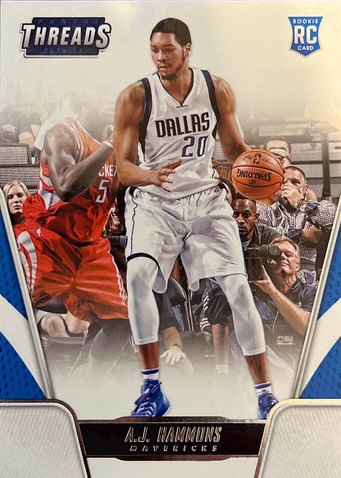 AJ Hammons Threads 16-17 #159 Rookie Card Dallas Mavericks | eBay