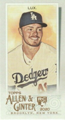 2020 TOPPS ALLEN & GINTER GAVIN LUX MINI RC ALLEN & GINTER BACK #99 ...