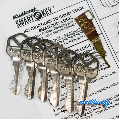 Kwikset Smart Key Rekey Kit ~ Rekey Tool ~ 6 Keys ~ With Instructions ...