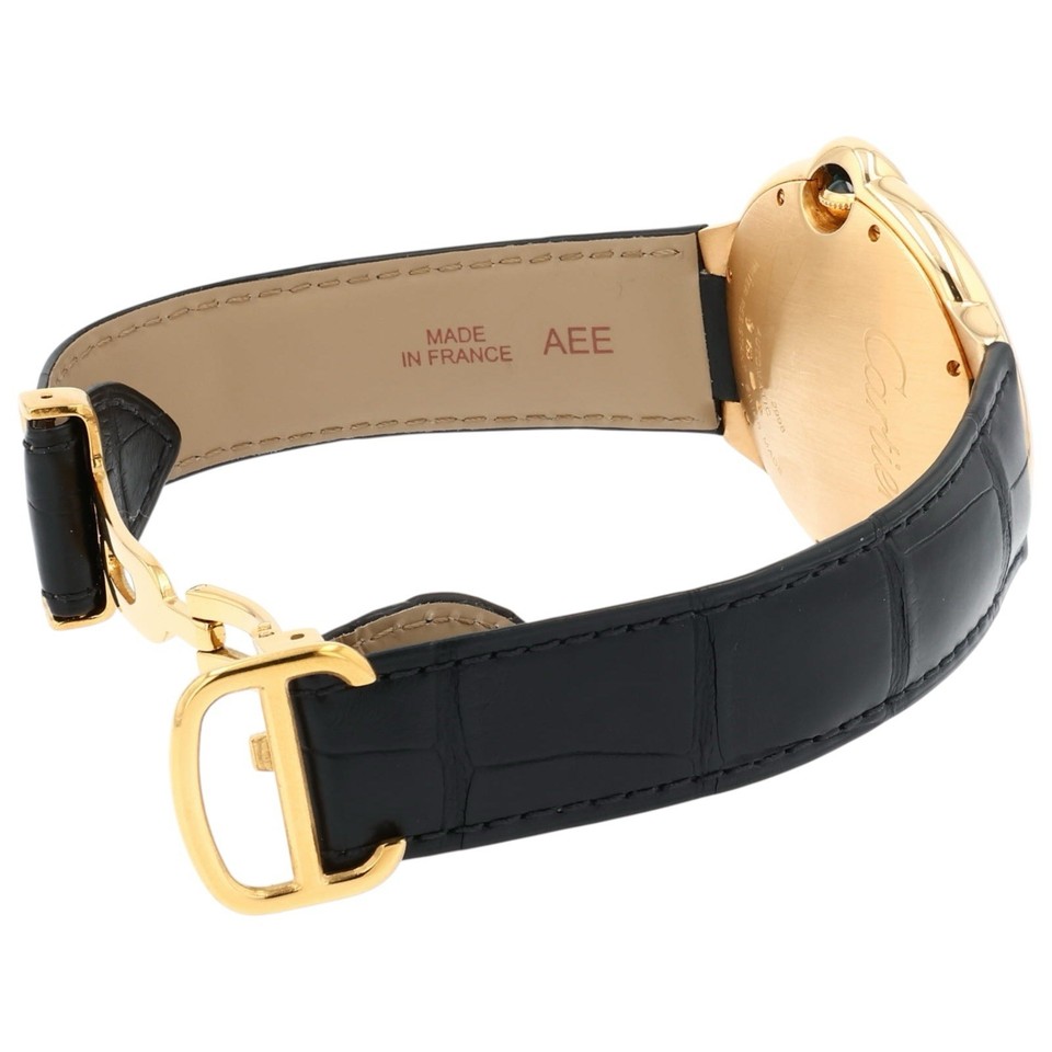 Cartier Ballon Bleu 18k Yellow Gold Silver Dial 42mm Automatic Men's ...