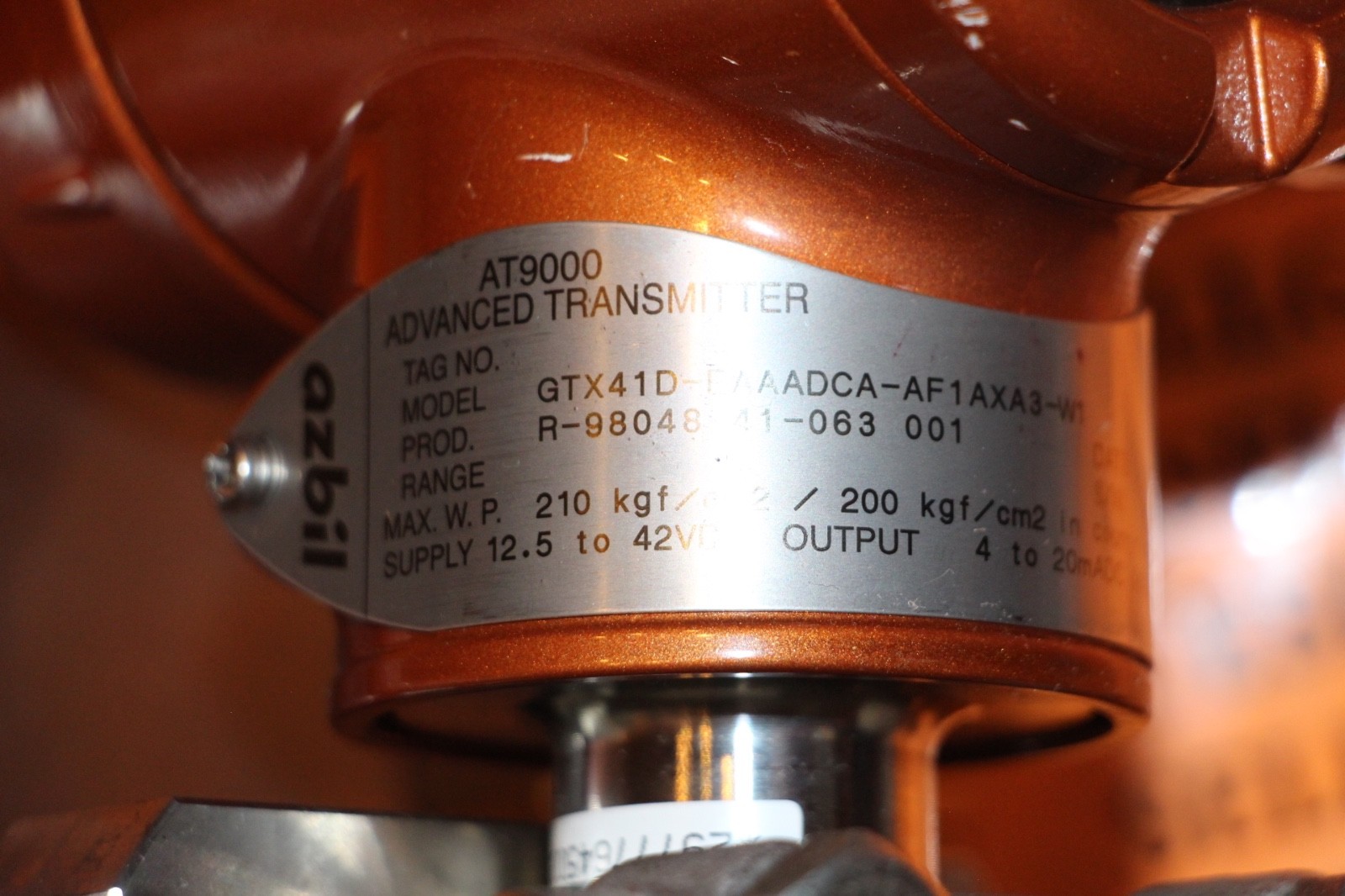 Yamatake Azbil AT9000 Advanced Transmitter GTX41D-EAAADCA-AF1AXA3-W1 ...