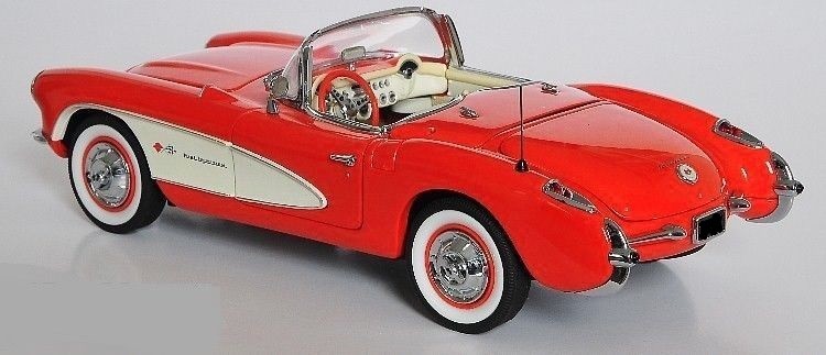 Corvette Chevrolet Chevy Race Car Classic Custom Built Model 1957 55 69 ...