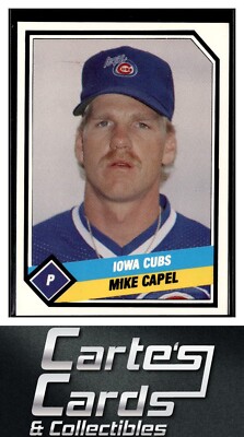 Mike Capel 1989 CMC Iowa Cubs #1 Chicago | eBay
