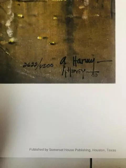 G. Harvey American Dream Print Signed, Number 2622 | eBay