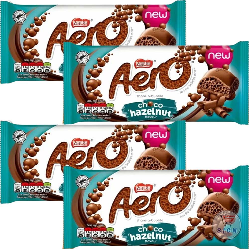 Aero Sharing Block Orange,Peppermint,Dark&Milk,Hazelnut & Milk Mix ...