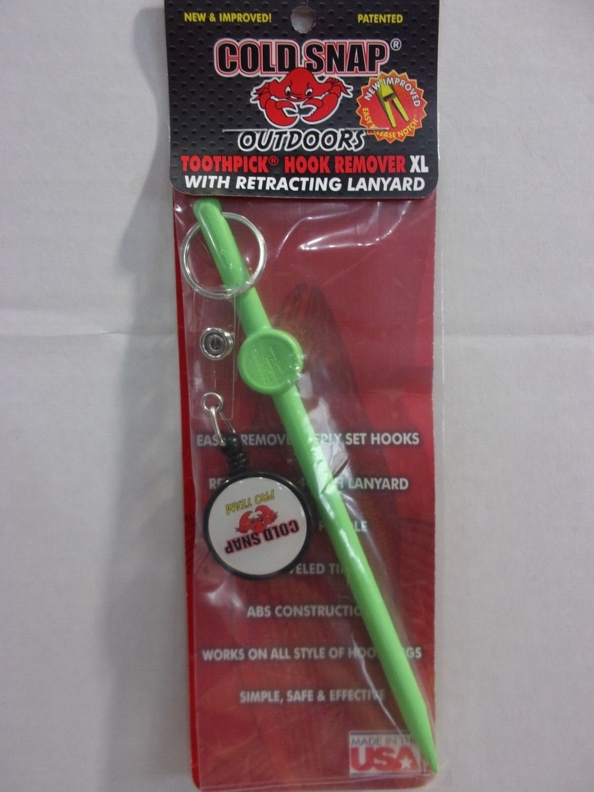Cold Snap Toothpick Hook Remover with or without lanyard YOU CHOOSE ...