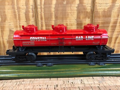 Lionel 6-9353 CRYSTAL CAR LINE 3 Dome Tank Car | eBay