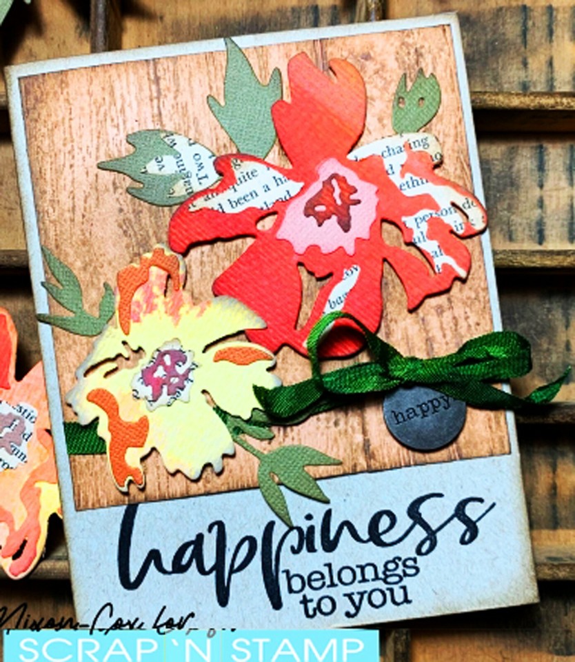 New Sizzix Thinlits Brushstroke Flowers #1 7pc #665209 Retail $24.99 Tim Holtz | eBay