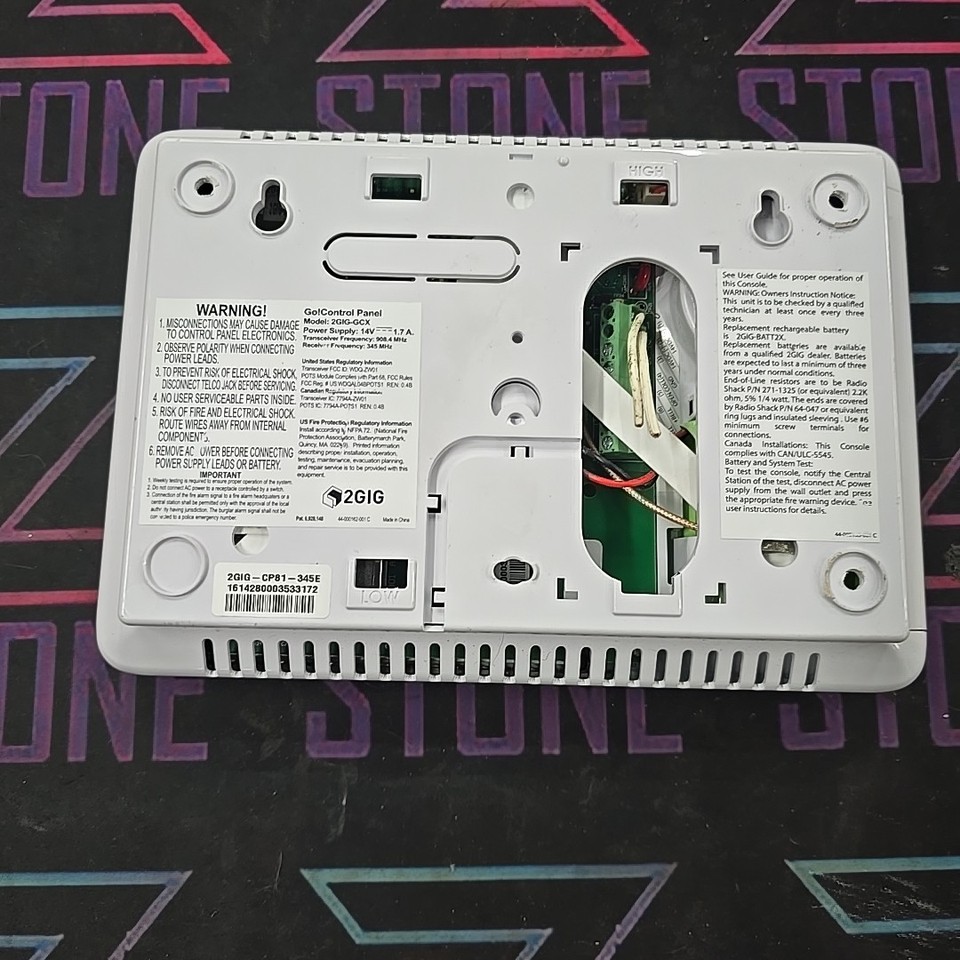 2GIG Go!Control Panel 2GIG-GCx | eBay