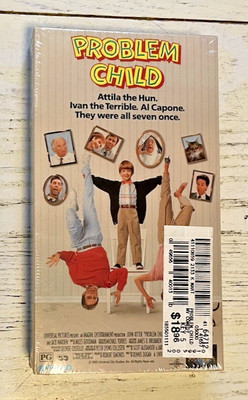 Problem Child VHS Movie Vintage 1991 John Ritter Amy Yasbeck Jack ...