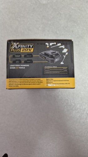 Xfinity Plus 20V Li-ion 4.0Ah 21700 Battery Ferrex Workzone Gardenline ...