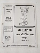 Craftsman 12 Inch Bench Drill Press for sale online | eBay