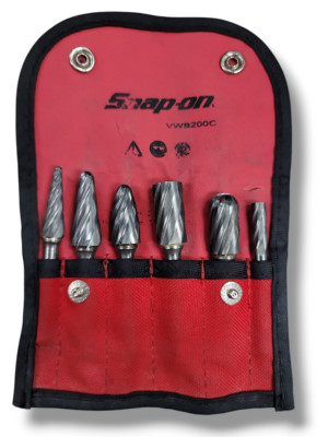 Snap-On 6 pc Wide Fluted Carbide Burr Set VWB200C | eBay