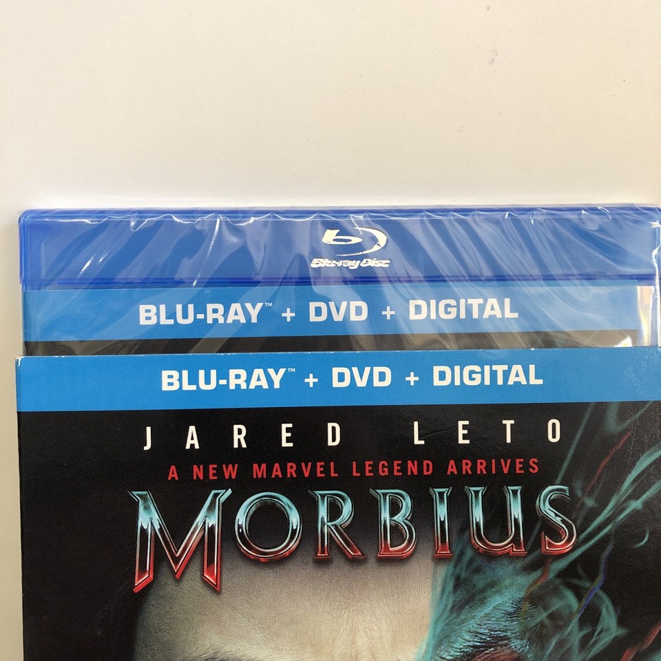 Morbius Blu-ray +DVD +Digital With Slip Cover Brand New Sealed ...