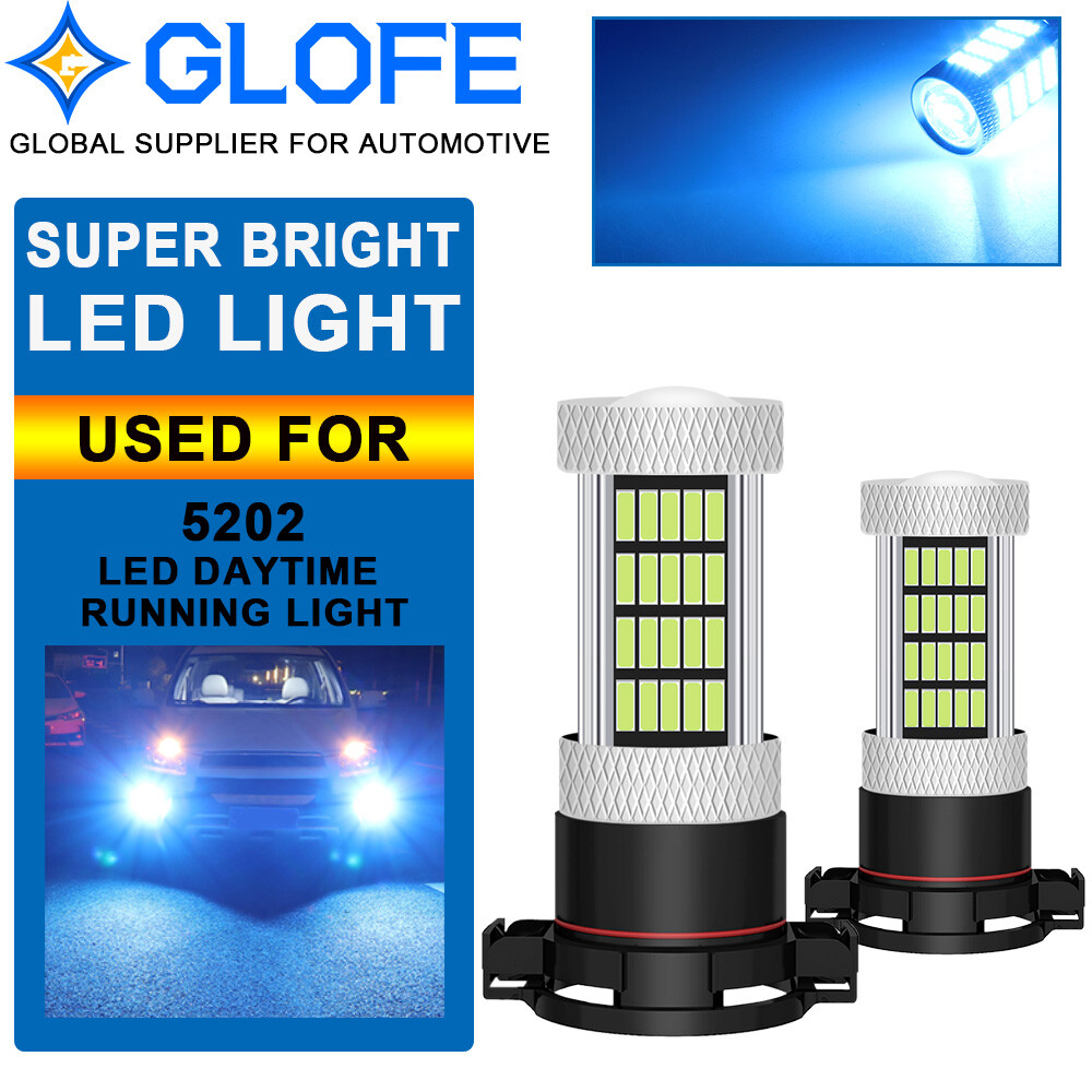 2504 LED Fog Light Bulb 2504 92SMD Ice Blue DRL For Chrysler Subaru ...