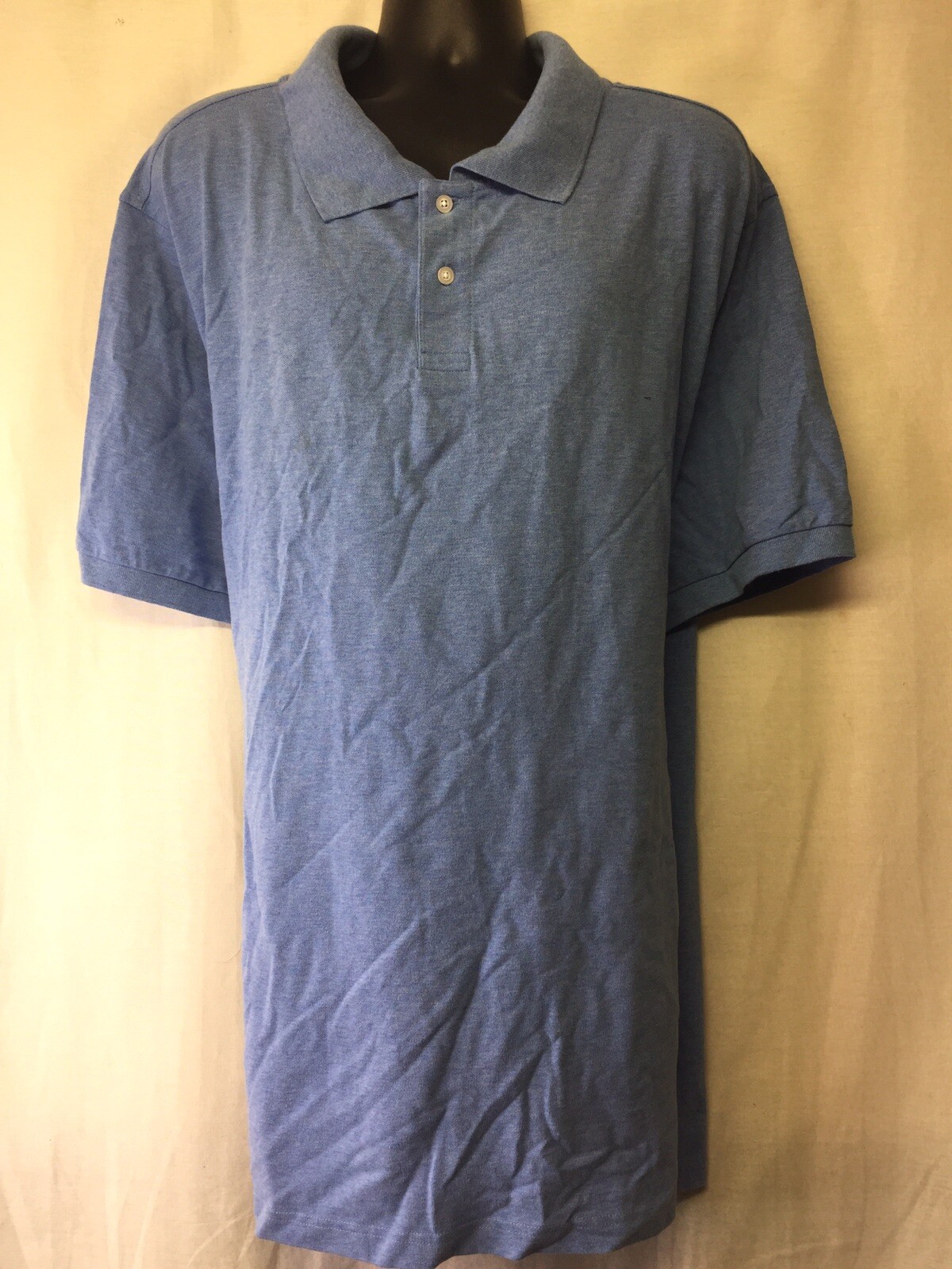 Merona The Ultimate Polo Men's Short Sleeve Collared Blue Polo Shirt ...