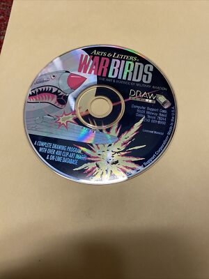 Vintage1994 Arts And Letters War Birds Draw Series CD ROM 400 Clip-Art ...