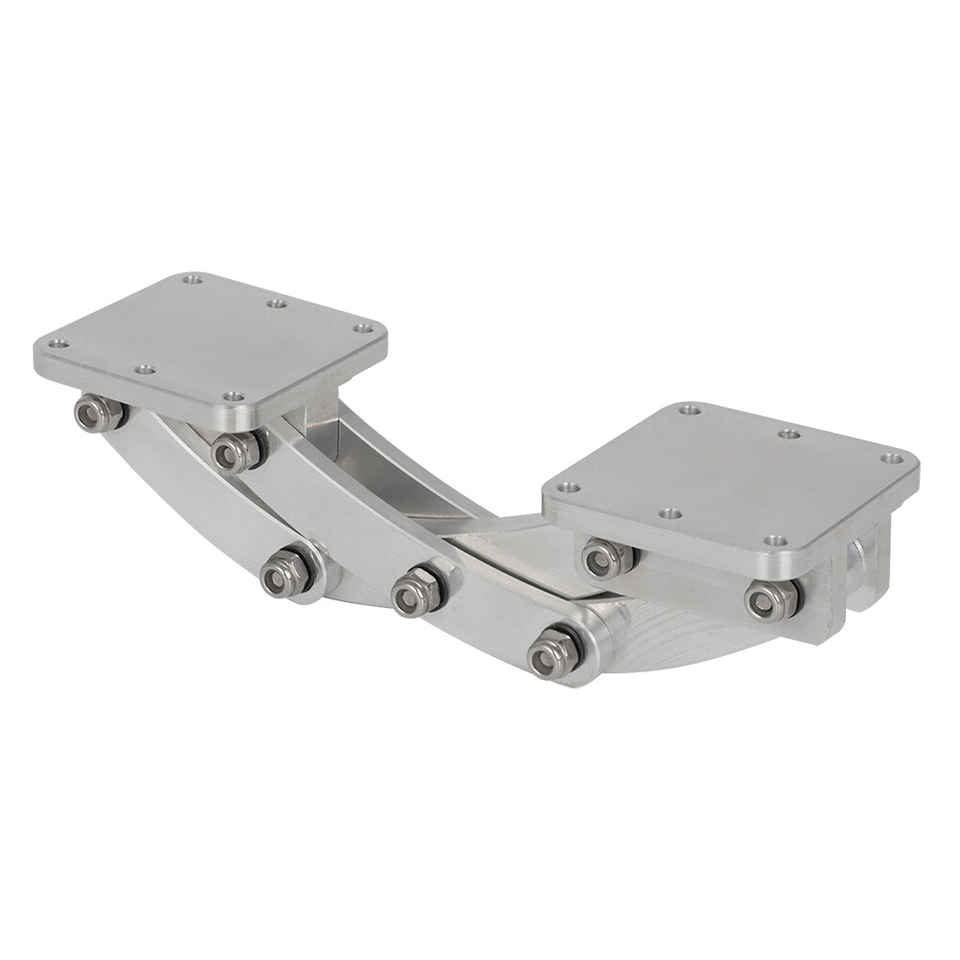 Hidden Scissor Hinge Aluminum-Large-Base Bracket Screws Bushings ...