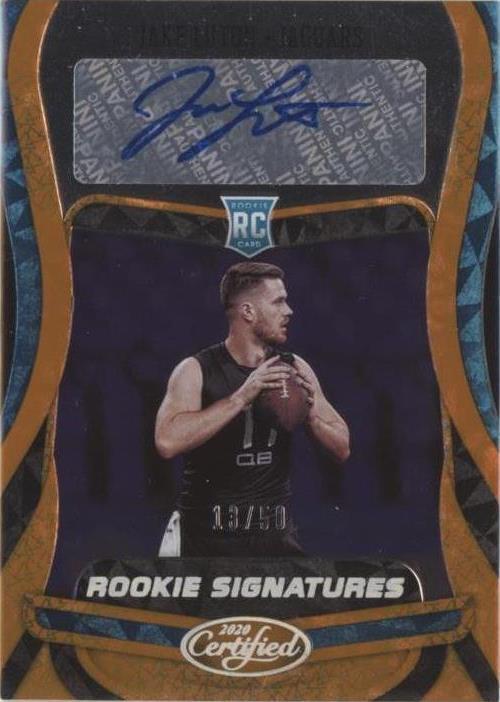 2020 Panini Certified - Rookie Signatures Jake Luton #RS-JL Orange Etch ...