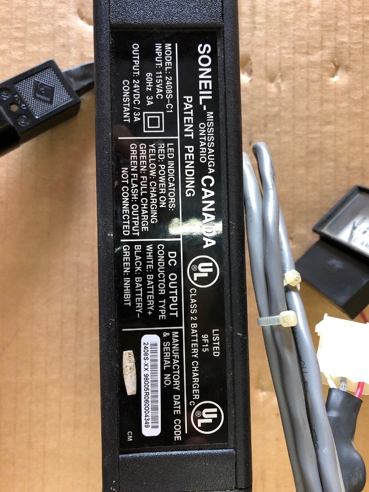 Charger Soneil 2408 C 24 Volt Rascal Ebay