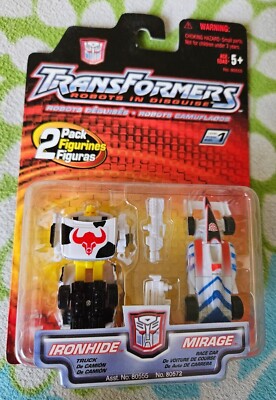 Transformers Rid Ironhide Mirage Mosc Mint 2001 | eBay
