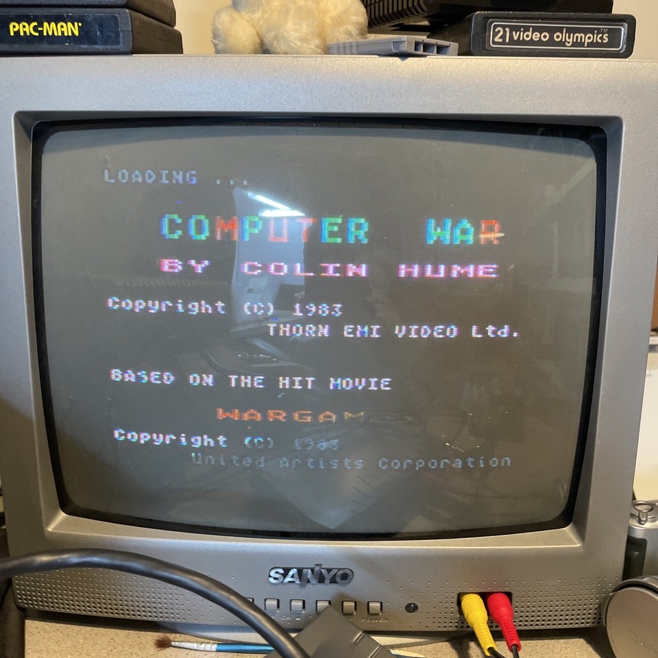 Computer War Based On The Hit Movie War games Atari 800 Floppy Disk | eBay