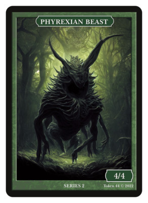Phyrexian Beast Token Givememana Tokens Series 2 Magic the Gathering ...