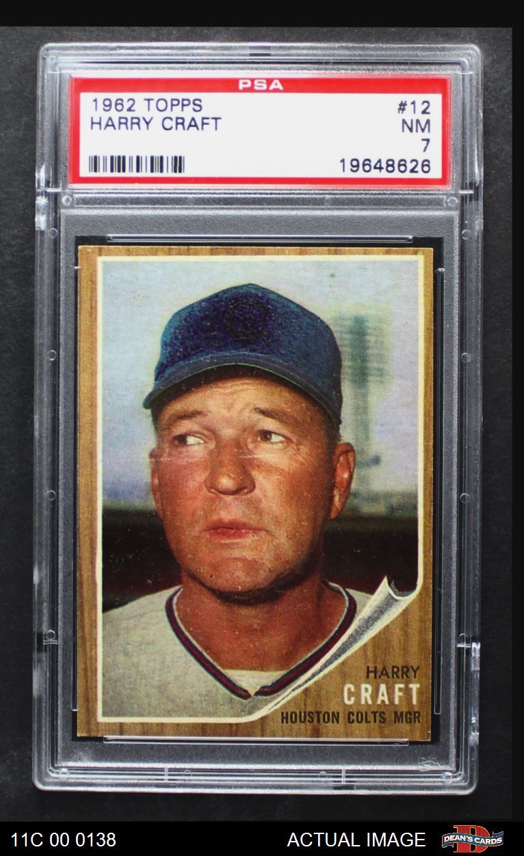 1962 Topps - #12 Harry Craft for sale online | eBay