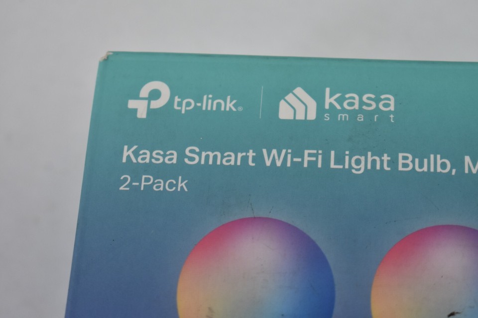 Kasa Smart Light Bulbs Full Color Changing Dimmable WiFi Compatible 2 Pack | eBay