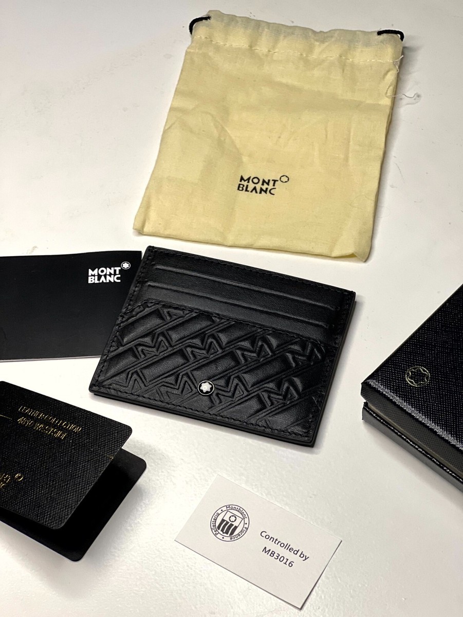 Montblanc Meisterstück Sartorial Credit Card Holder - Black Montblanc Meisterstück Sartorial Credit Card Holder - Black