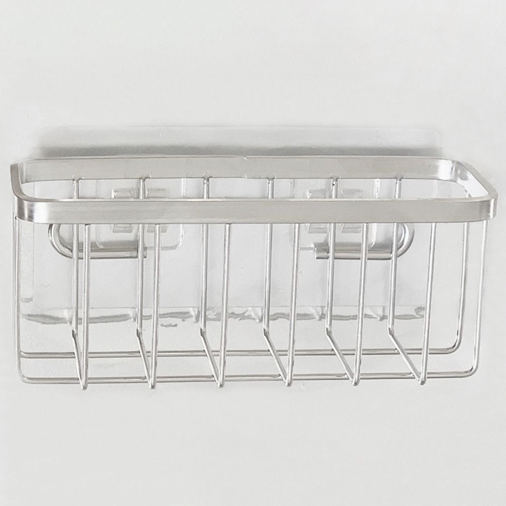 Supplies Organizer Sponge Holder Kitchen Sink Metal Drain Rack Sponge ...