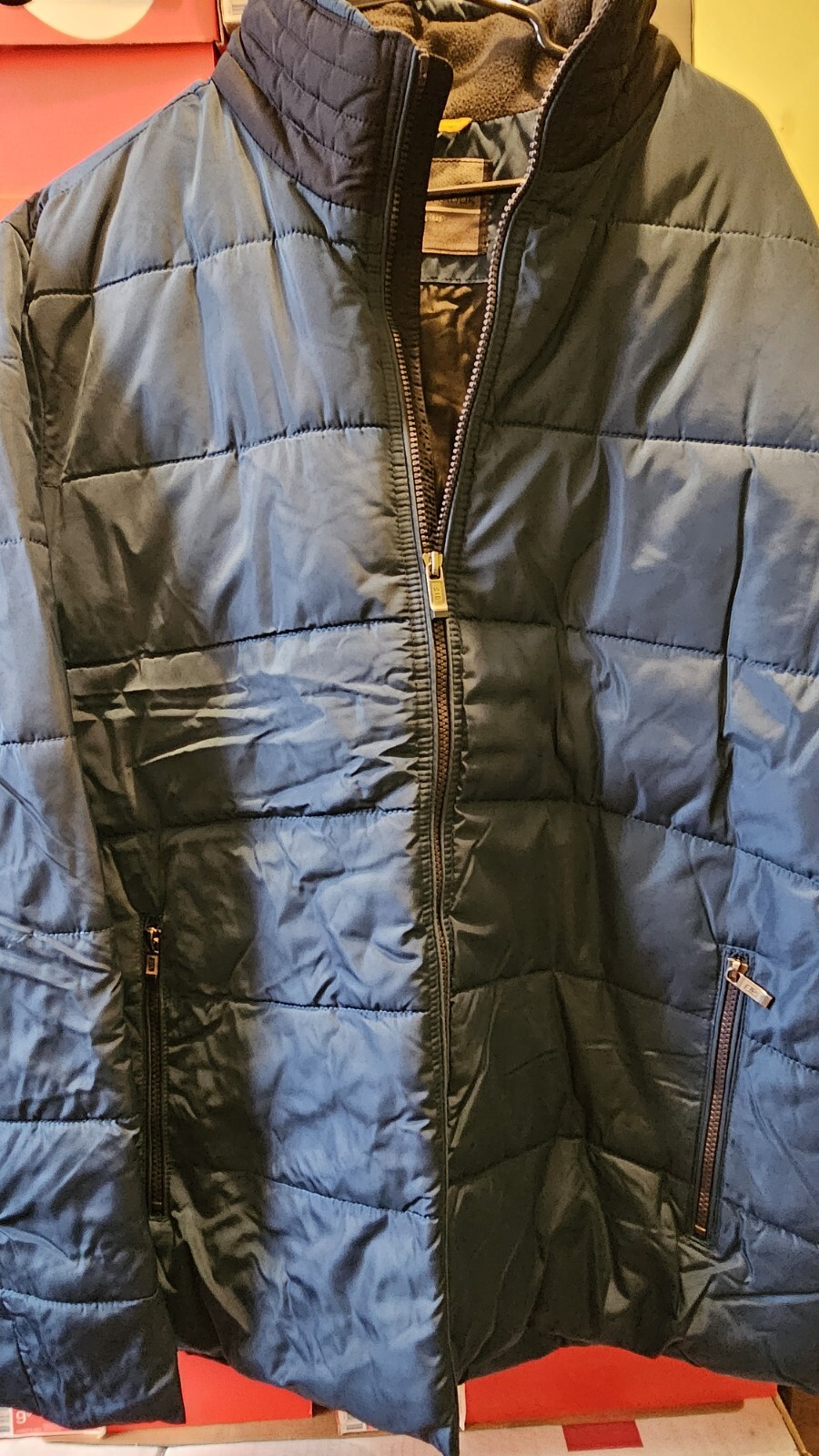 Weatherproof BRAND Puffer Jacket XXL Men's Navy Blue - Gem