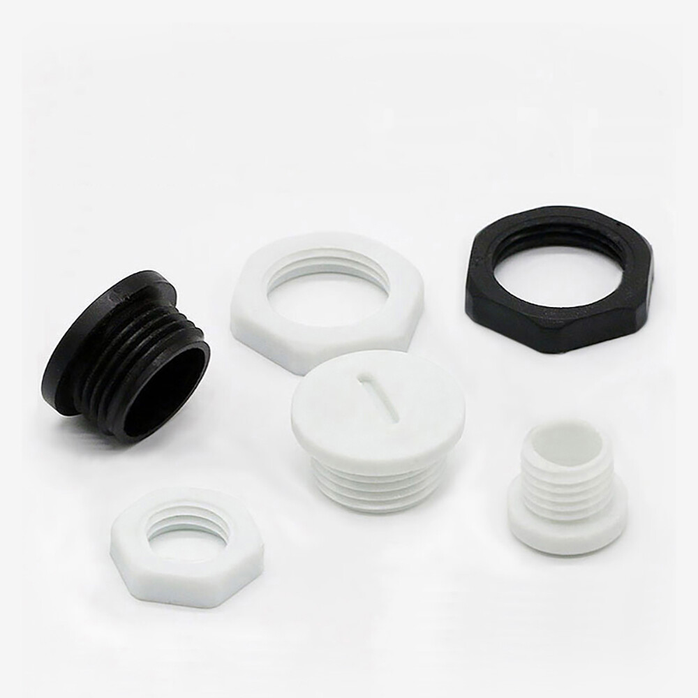 Plastic Nylon Male Blanking Plug with Hex Nut M12 M16 M18 M20 M22 M24 ...