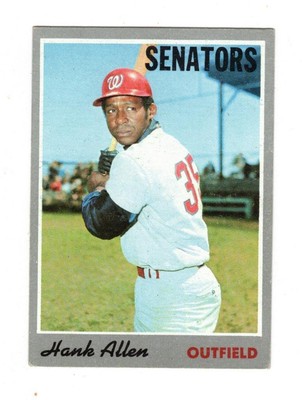 1970 Topps Hank Allen Washington Senators #14 | eBay