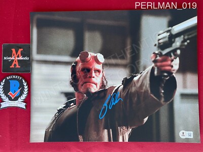 Ron Perlman autographed signed 11x14 photo Hellboy Beckett COA | eBay