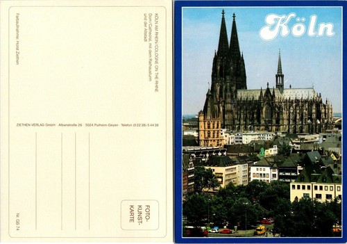 Germany North Rhine-Westphalia Koln (Cologne) Cathedral Town Hall VTG ...